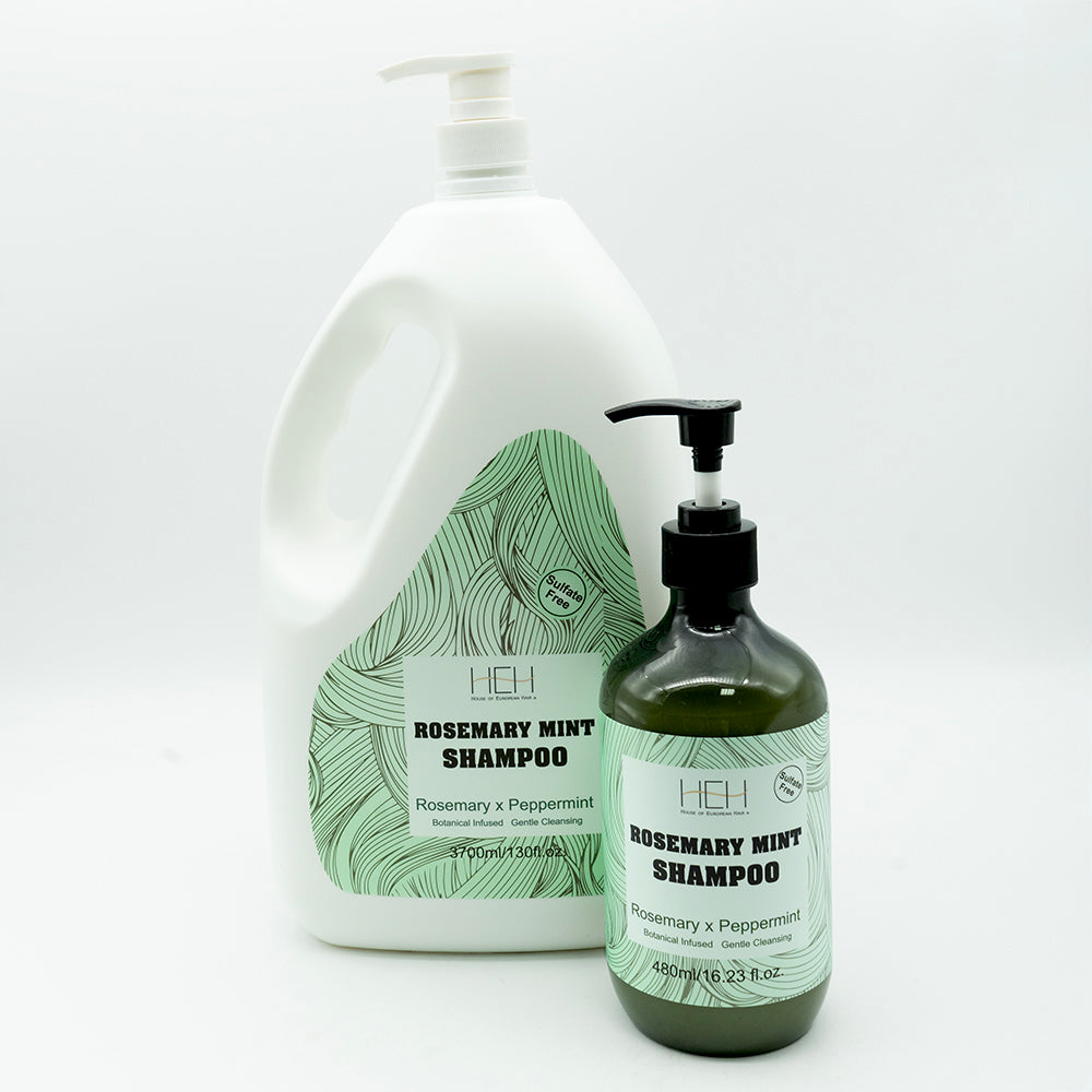 Rosemary Mint Shampoo by HEH 16 oz | 3.7 L – House of European Hair